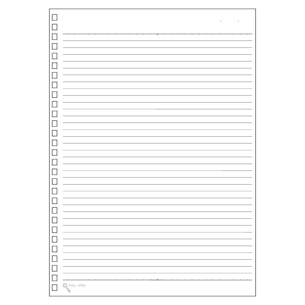 N-1600 Refill for Open Ring Note | LIHIT LAB