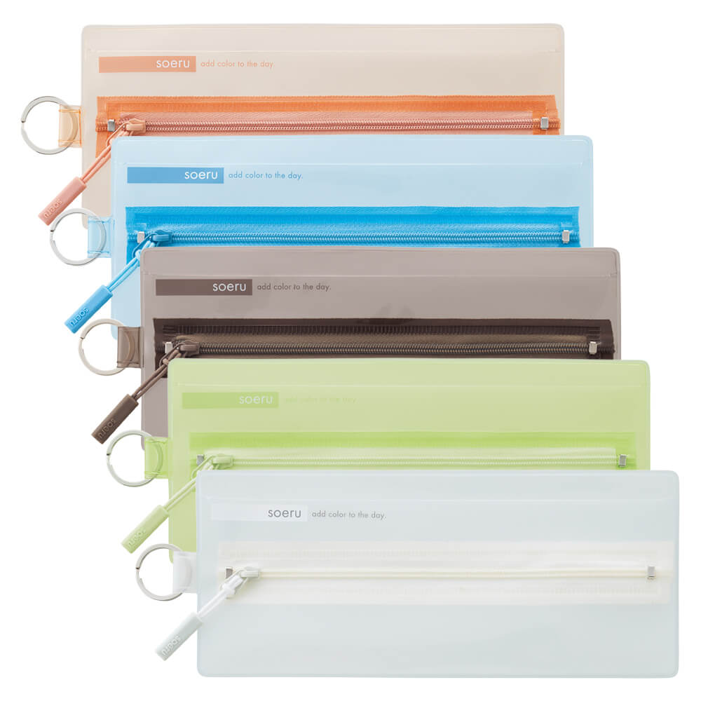 A-8102 Center zip pen case | LIHIT LAB